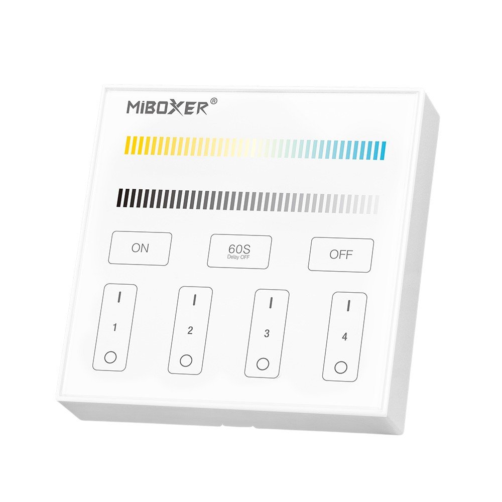 Mi Light 4-Zone CCT LED Wall Remote (B2) UK - Aten Lighting