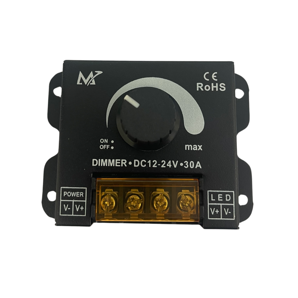 12V / 24V LED Wheel Dimmer - 30A UK - Aten Lighting