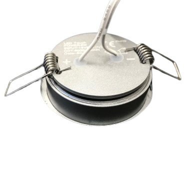 12V LED Black Switched 'LED Touch' Downlight, Switched UK - Aten Lighting